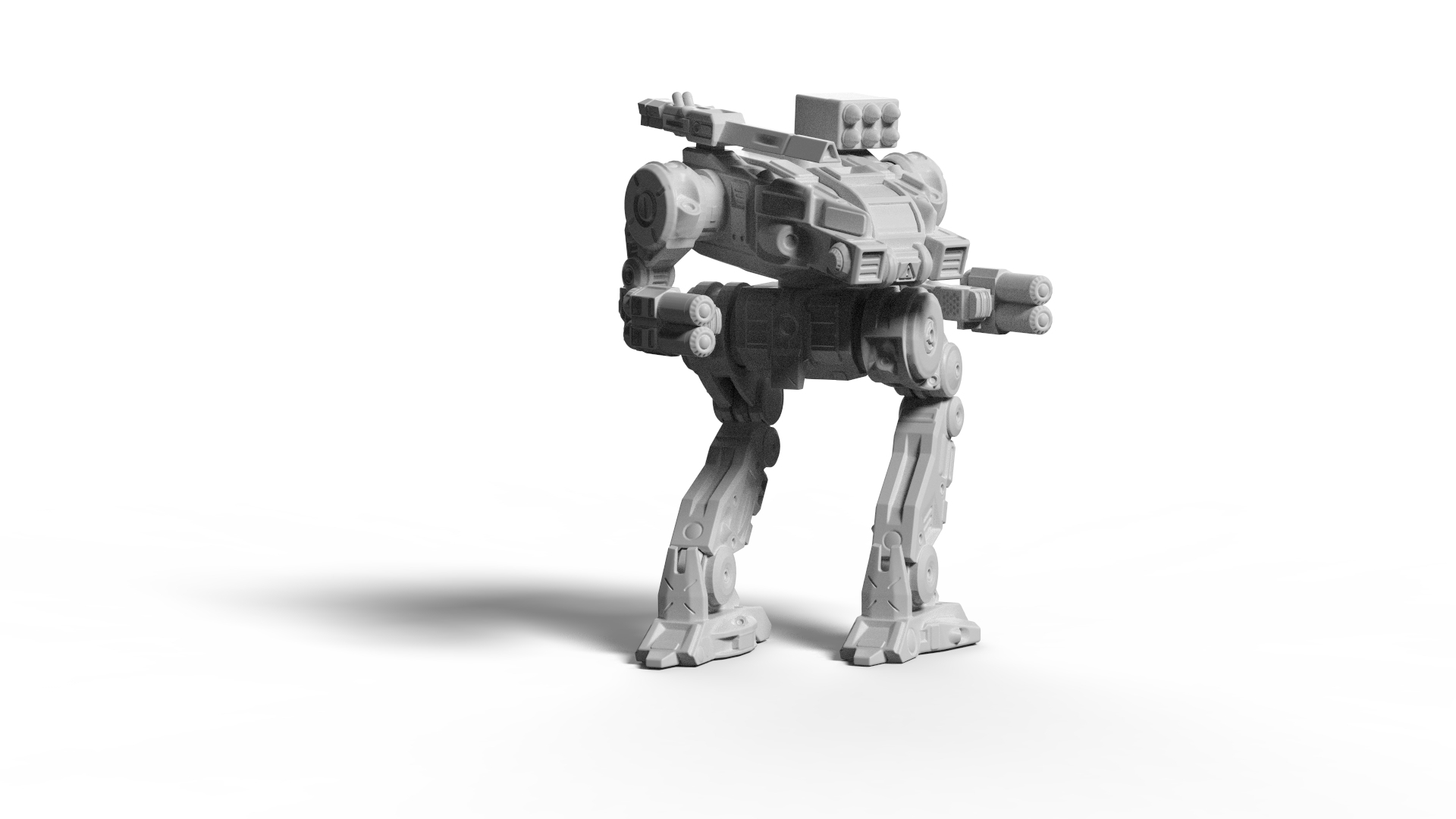 🐐 Mech- Darkest Goat with free pilot and interchangeable weapons・ 3D ...