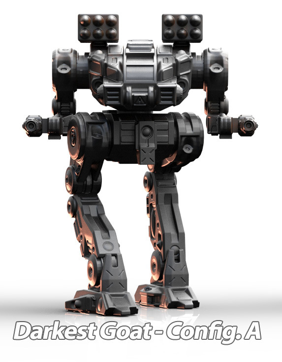 3D file Mech- Darkest Goat config. A 🐐 ・3D printer design to download・Cults