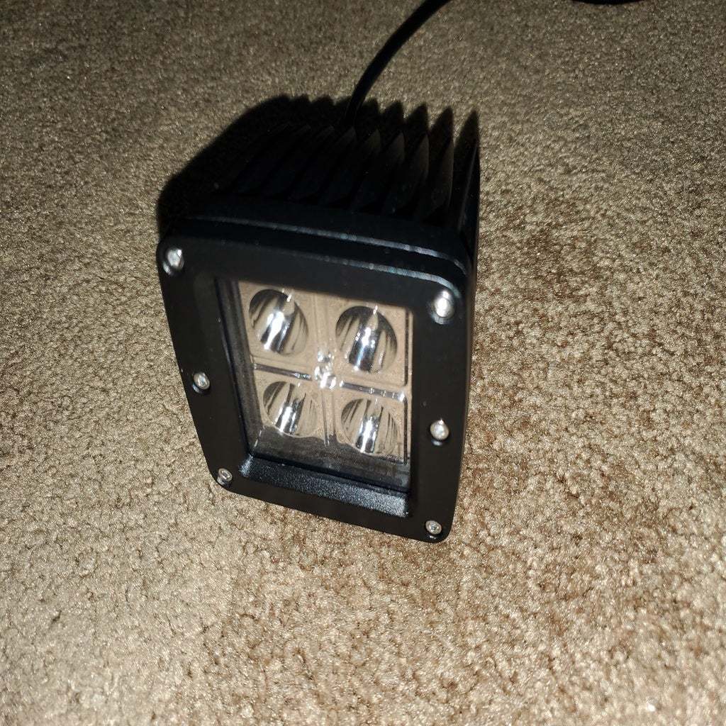 🌫️ 4 LED Fog Light Blinders / Mask DRL・Free STL File for ・Cults