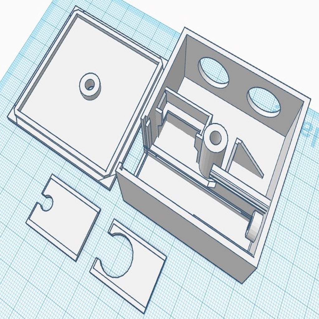 Free STL file My HC-SR04 sensor box 📦・3D printing design to download・Cults