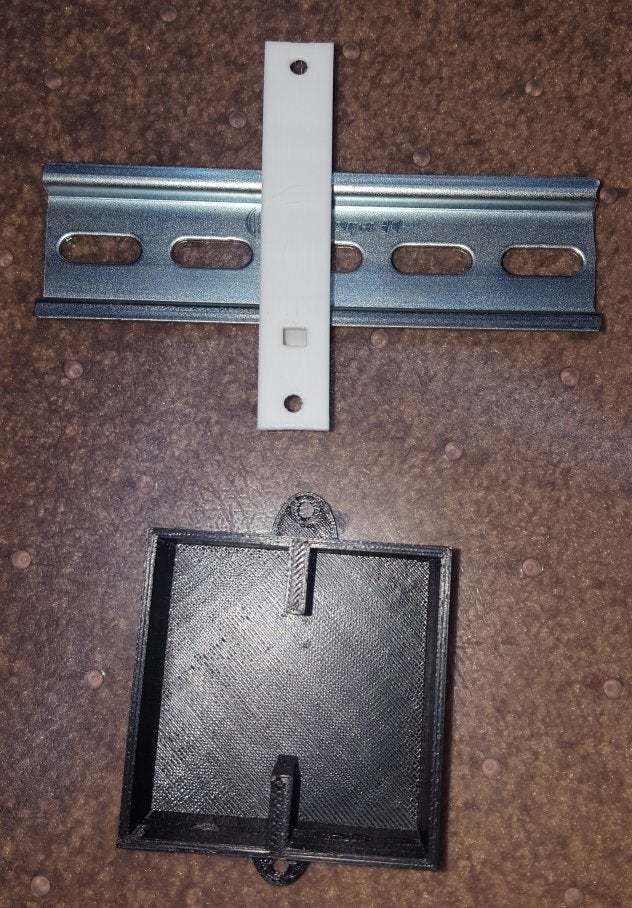 Free STL file din rail mount 🧰 ・Template to download and 3D print・Cults