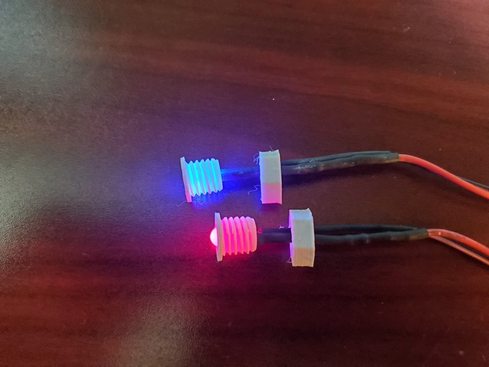 🔩 5mm LED holder including nut.・Free STL File for ・Cults