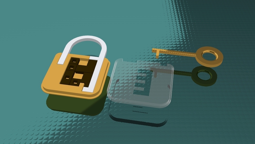 STL file The 3D Lock Puzzle 🔒 ・3D print object to download・Cults