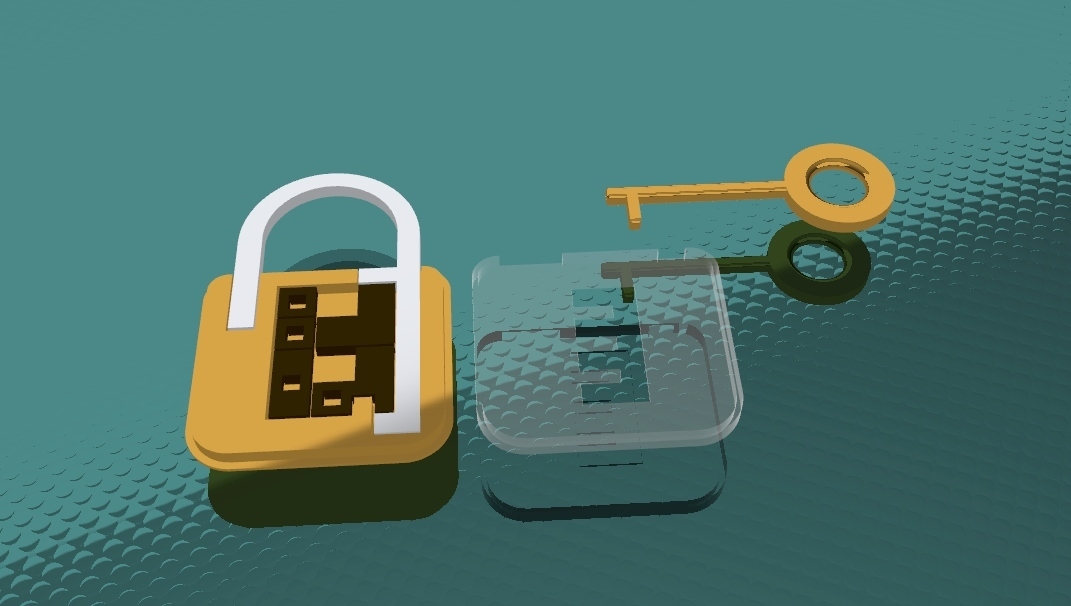 STL file The 3D Lock Puzzle 🔒 ・3D print object to download・Cults