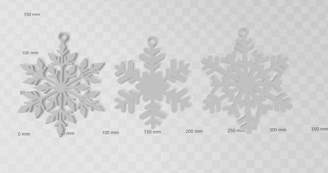 STL file christmas snowflakes decorations pack 🎄 ・3D printing idea to ...