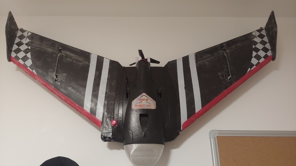 🪶 AR wing 900 airplane wall mount・Free STL File for 3D printing・Cults