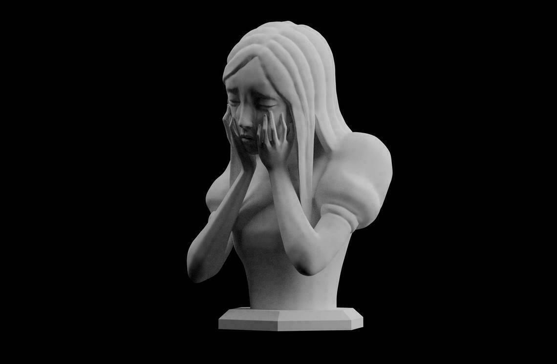 STL file Alice in Wonderland American Mcgee's Alice Tears Rock Sculpt ...