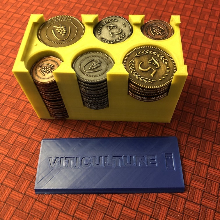 Free STL file Viticulture Metal Coins Holder Caddy 🪙 (OBJ)・3D printable ...