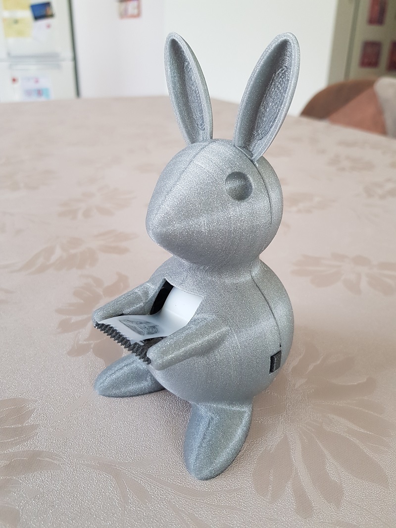 3D printable Rabbit tape dispenser • made with Artillery Genius・Cults