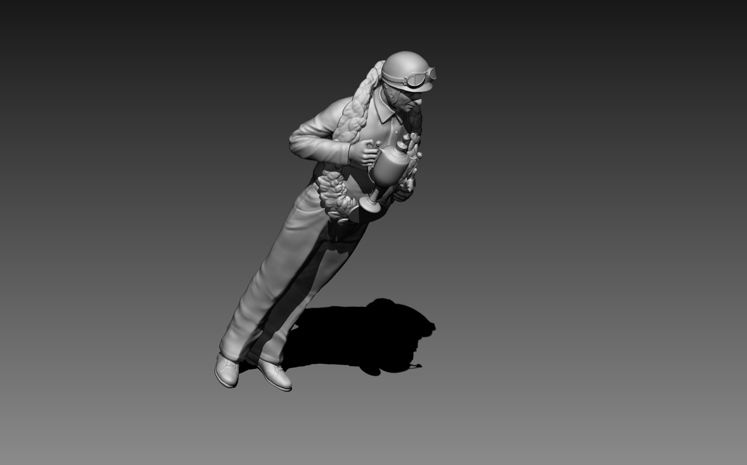 Archivo STL Fangio Car Driver 🚗 (OBJ)・Diseño para descargar y imprimir ...