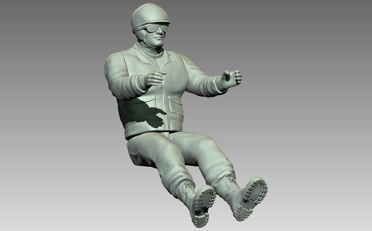 🚗 Car Driver Vintage 1950・ STL File for ・Cults