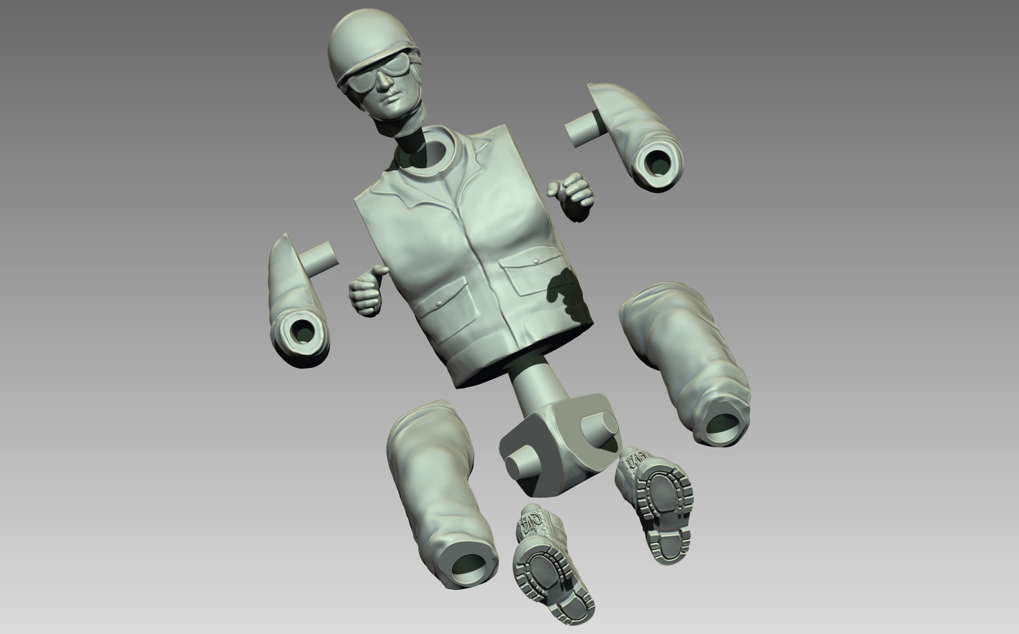 STL file Car Driver Vintage 1950 🚗 (OBJ and 3MF)・3D printable design to ...