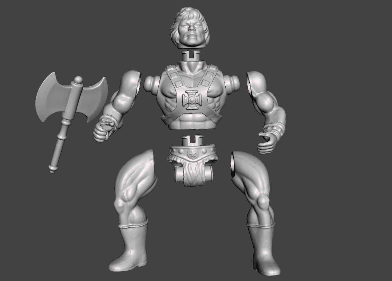 👨 MEXICAN BOOTLEG HE-MAN VINTAGE ACTION FIGURE・ 3D File for ・Cults