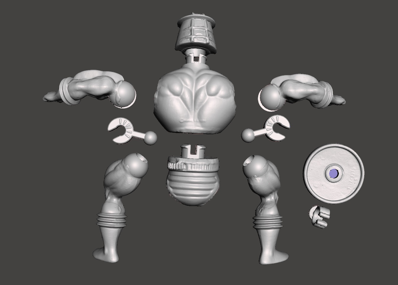 3D file SY KLONE (CYCLONE) MOTU VINTAGE ACTION FIGURE (COMPLETE) 🌀 ・3D ...