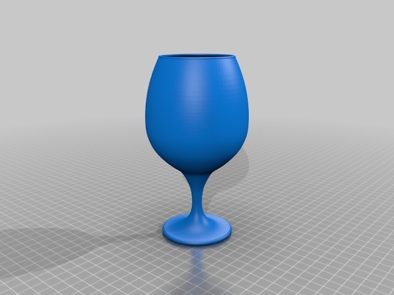 Free STL file wine glass 🍷・3D printable model to download・Cults