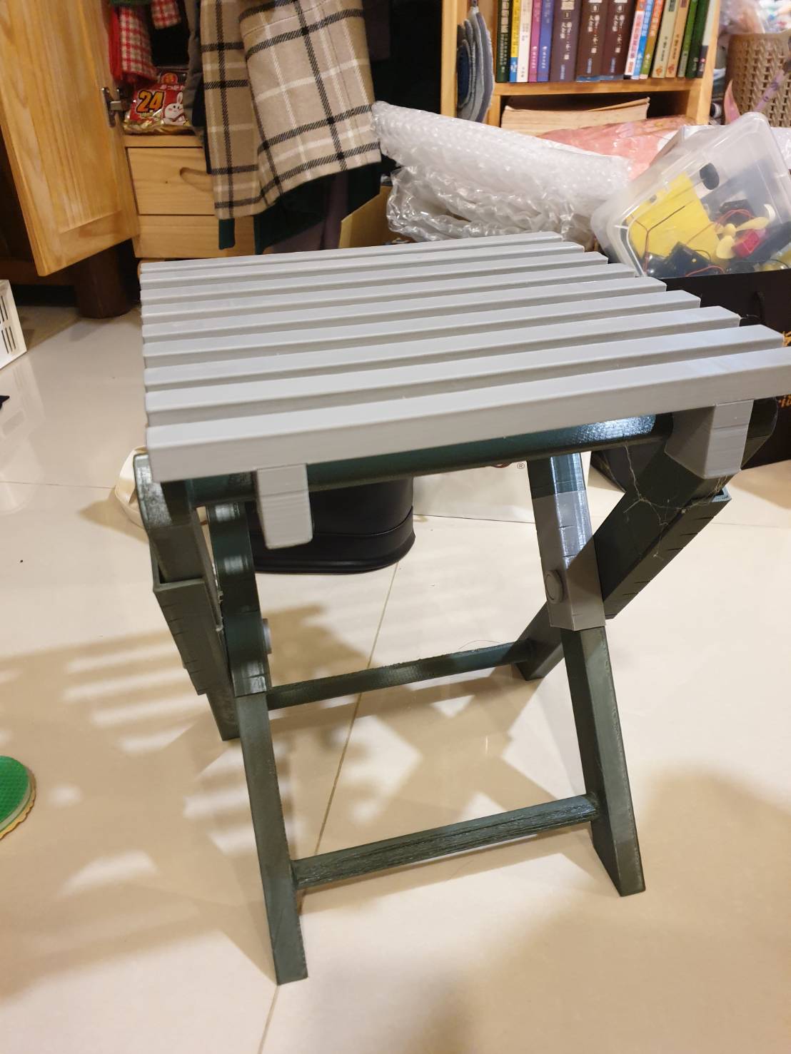 STL file Folding Stool Max_Print_300cm Version 🏠 ・3D printing design to ...