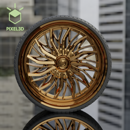 🛞 CUSTOM WHEEL PACK - 29may-R7・ STL File for ・Cults