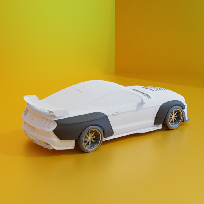 🐎 2020 GT500 BODY KIT - 30SEPT-01・ STL File for ・Cults