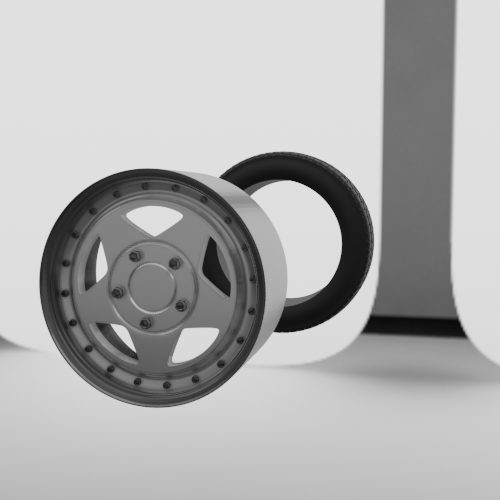 🛞 Steel wheel 06jun-07 (3x offsets)・ STL File for ・Cults