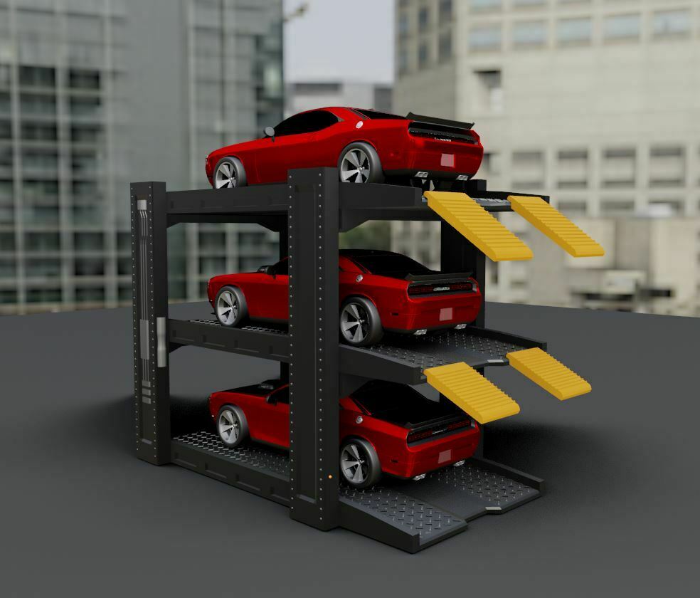 🚗 Car lift for Die-cast・ STL File for 3D printing・Cults