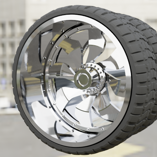 🛞 WHEEL FOR CUSTOM TRUCK 19M-R4 (FRONT AND DOUBLED BACK)・ STL File for ...