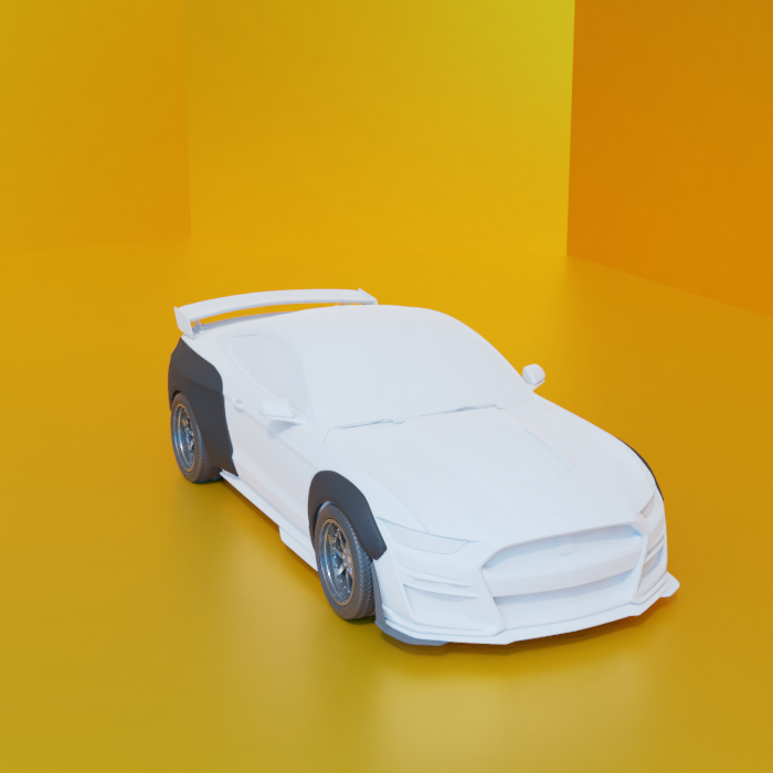 🐎 2020 GT500 BODY KIT - 30SEPT-01・ STL File for ・Cults