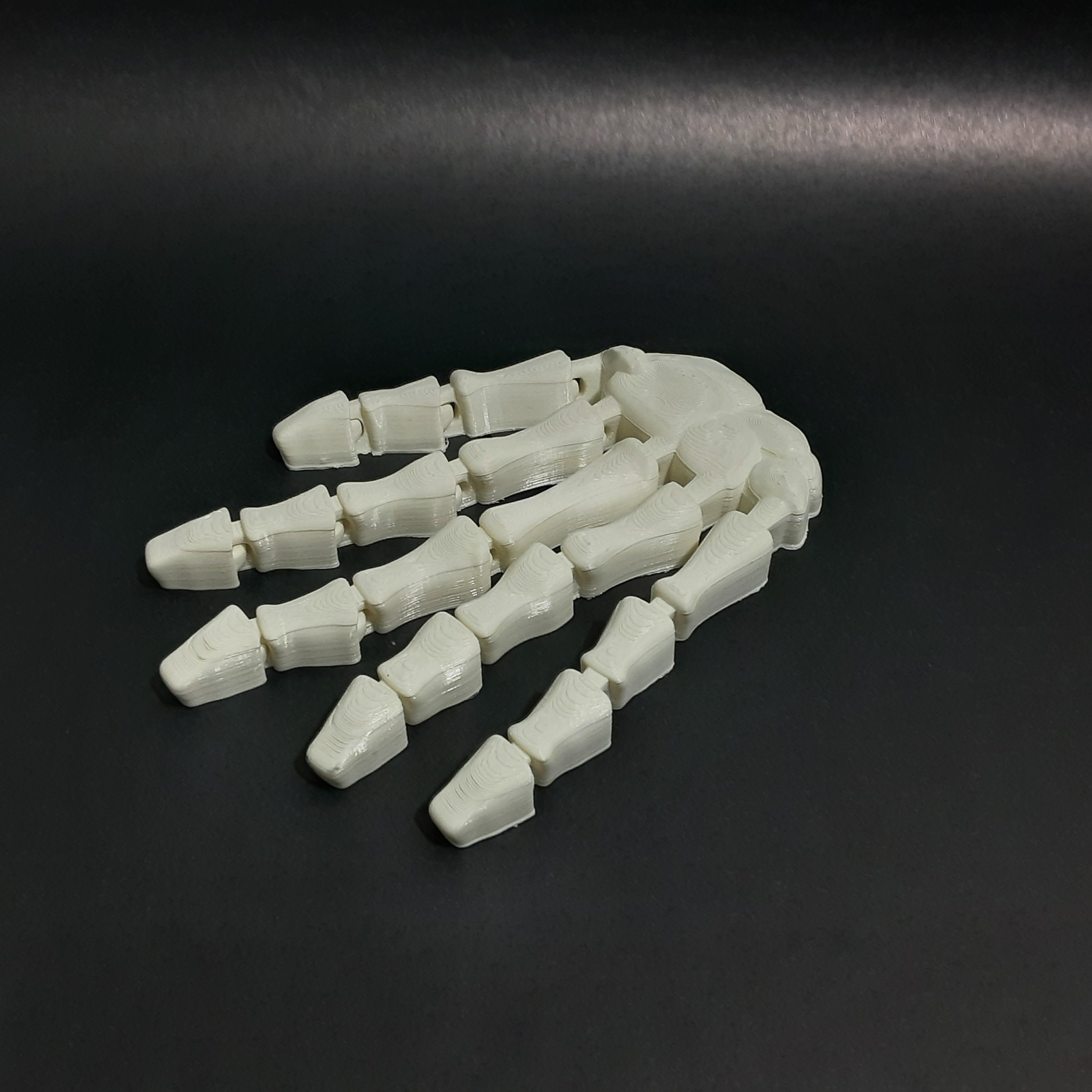 3D printing Skeleton Hand (Flexi print-in-place)・Cults