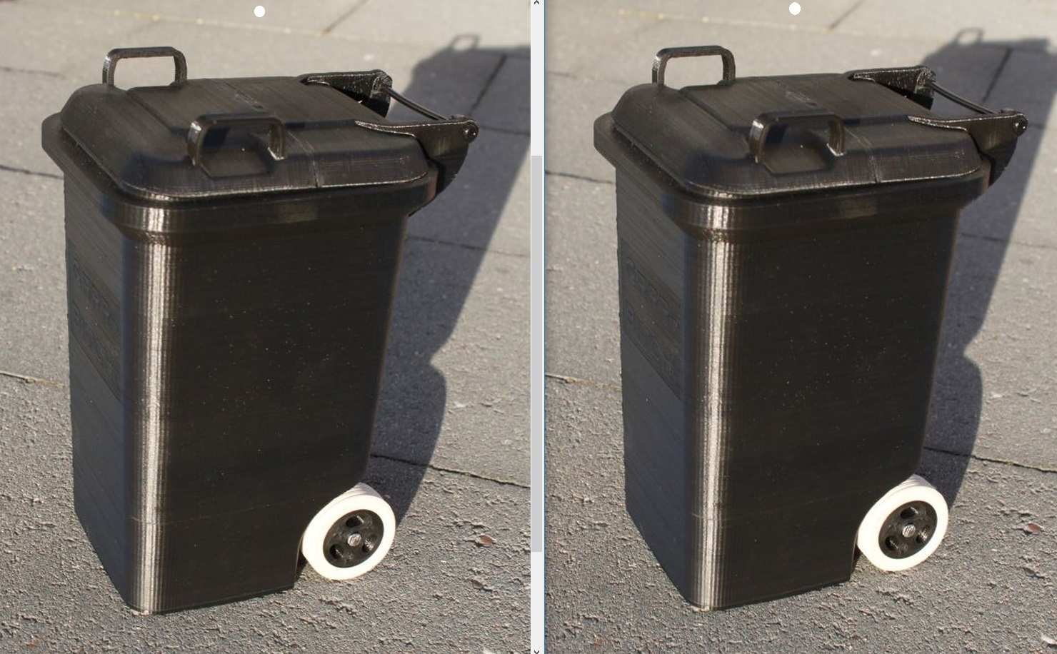 STL file Tabletop Garbage Can, Full 🎲・3D printable model to download・Cults