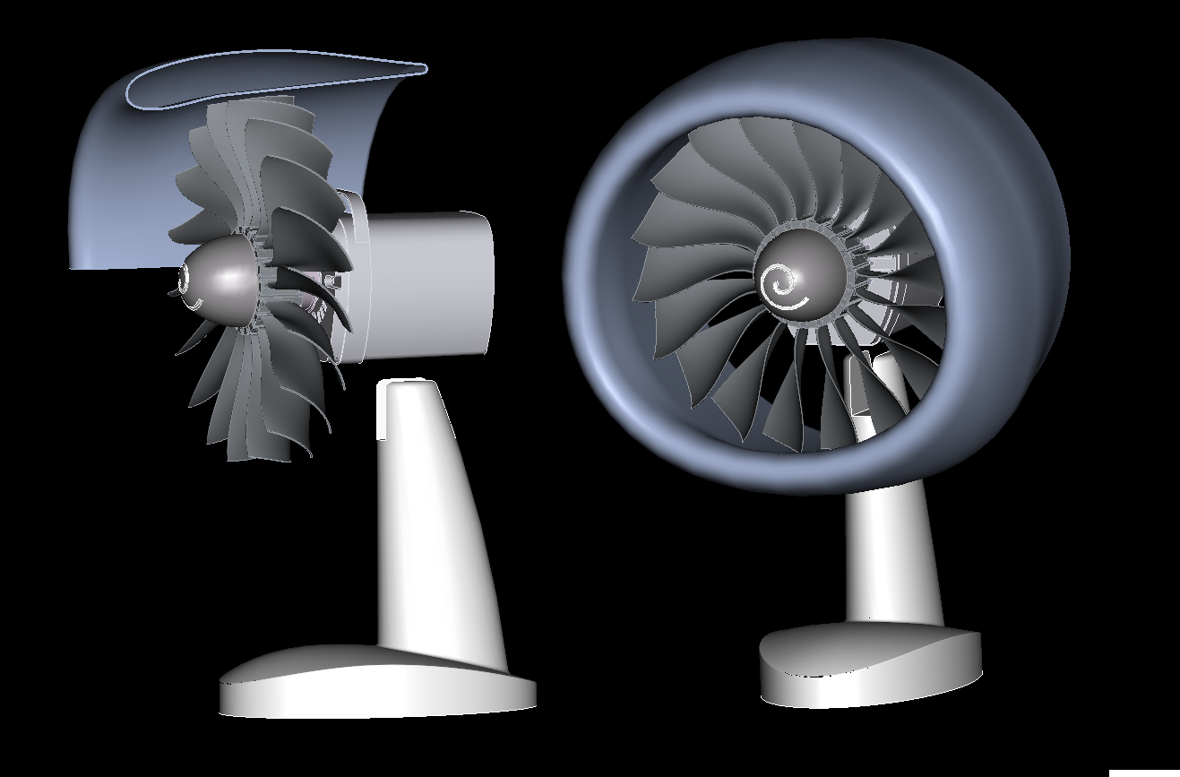 STL file Jet Turbine Table Fan, Full 🆒 ・3D print model to download・Cults