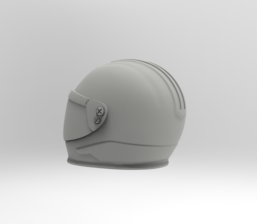 STL file racing helmet CAR 🪖 ・3D printable model to download・Cults