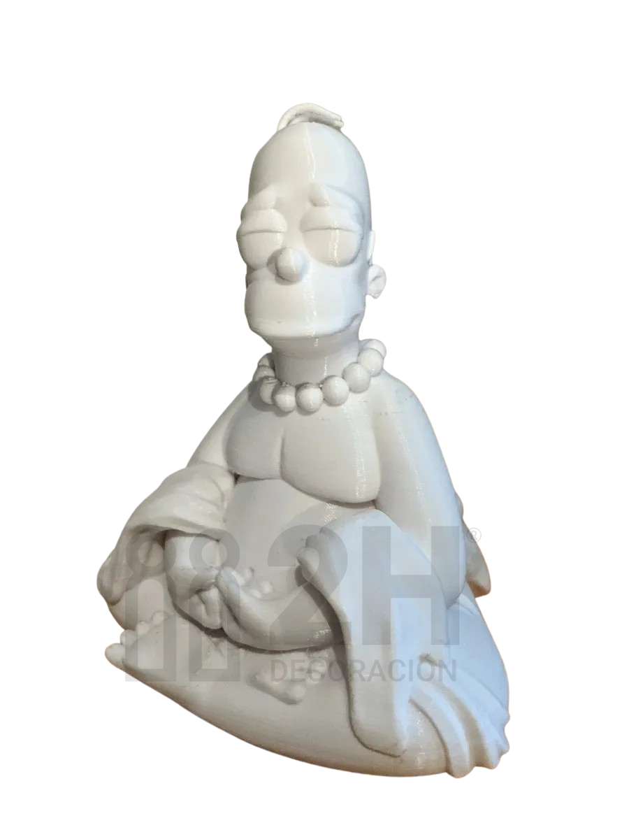 Free STL file Homer Buddha The Simpsons - Homer Buddha The Simpsons 🎨 ...