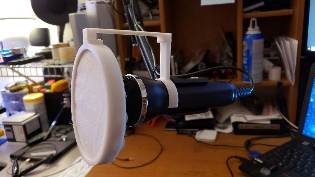 Free STL file Mic Pop Filter 🎵 ・3D print design to download・Cults