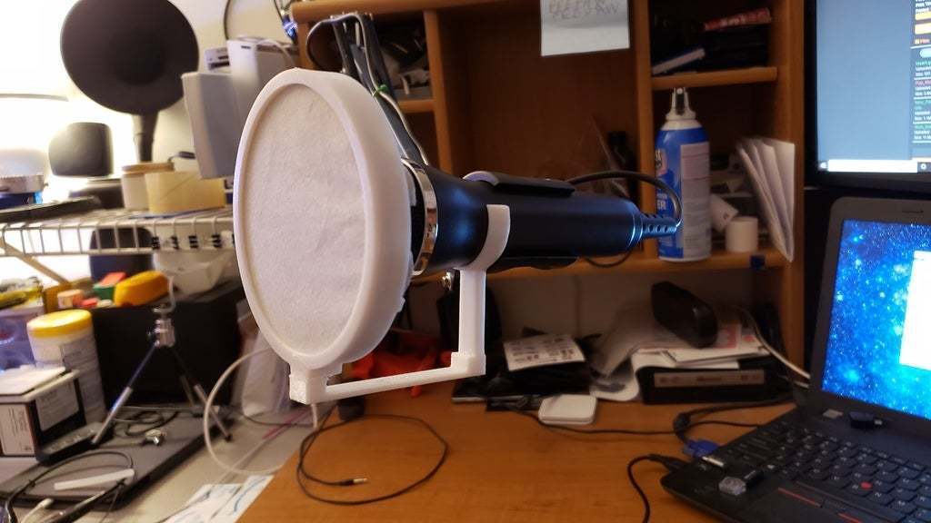 Free STL file Mic Pop Filter 🎵 ・3D print design to download・Cults