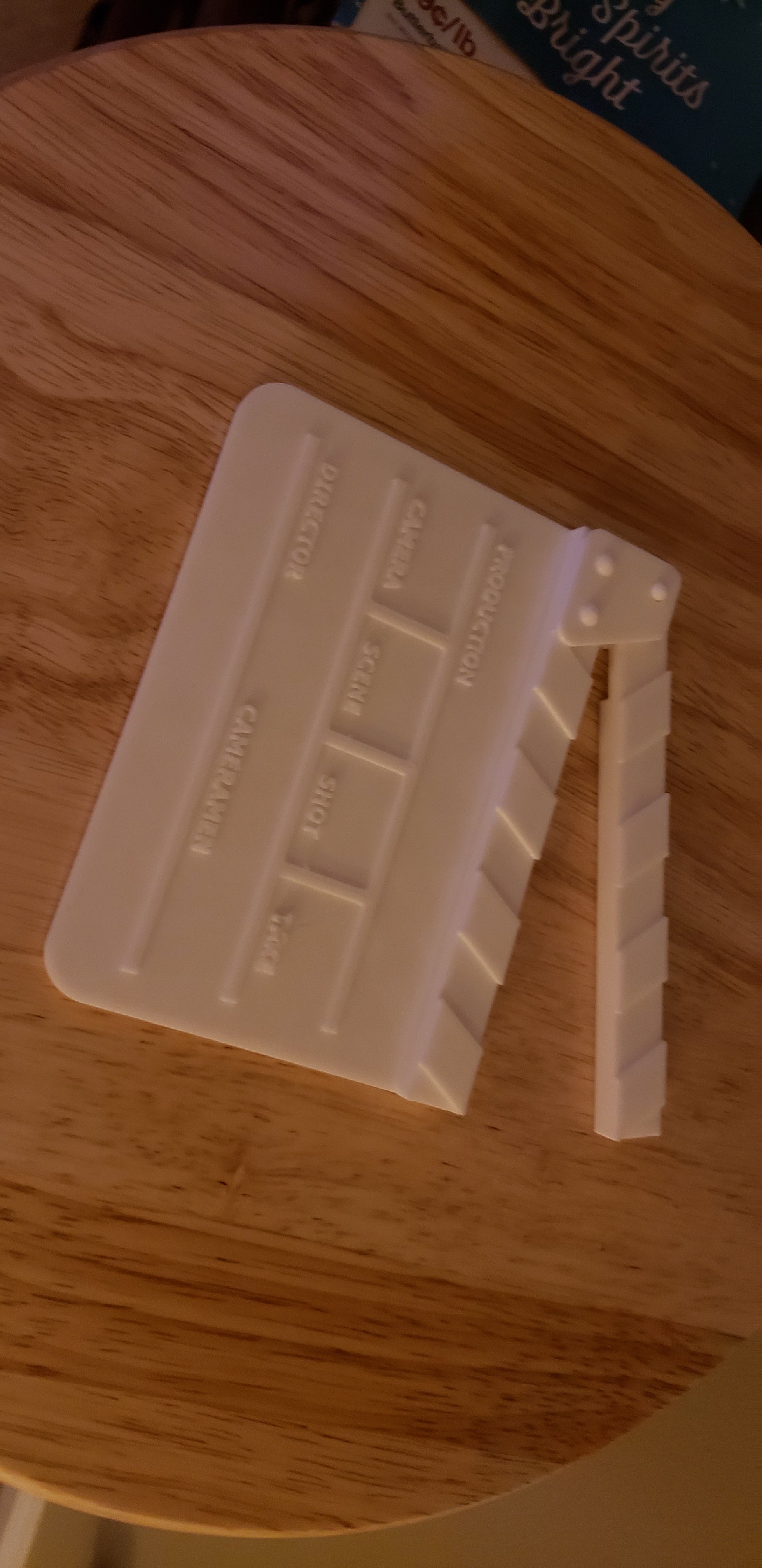 3D printing Clapper Slate・Cults