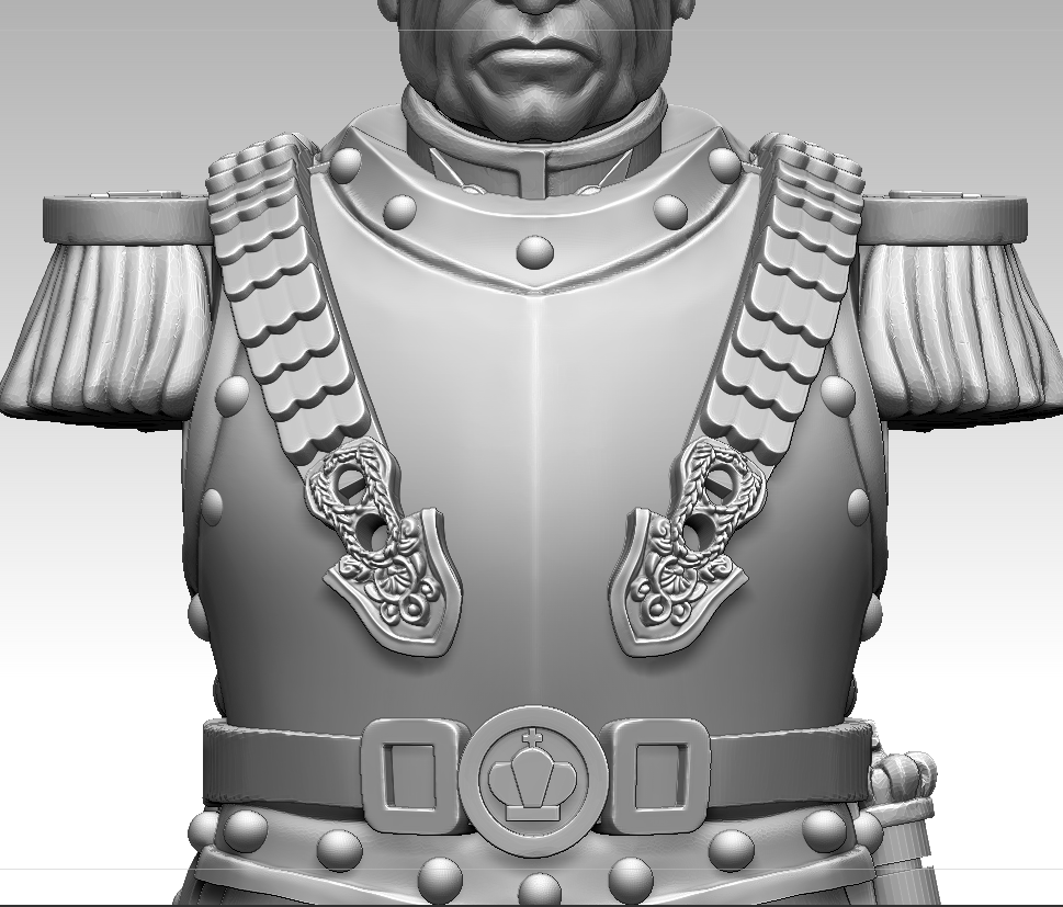 💂 Imperial guard regiment in french style cent-gardes uniform・Free STL ...