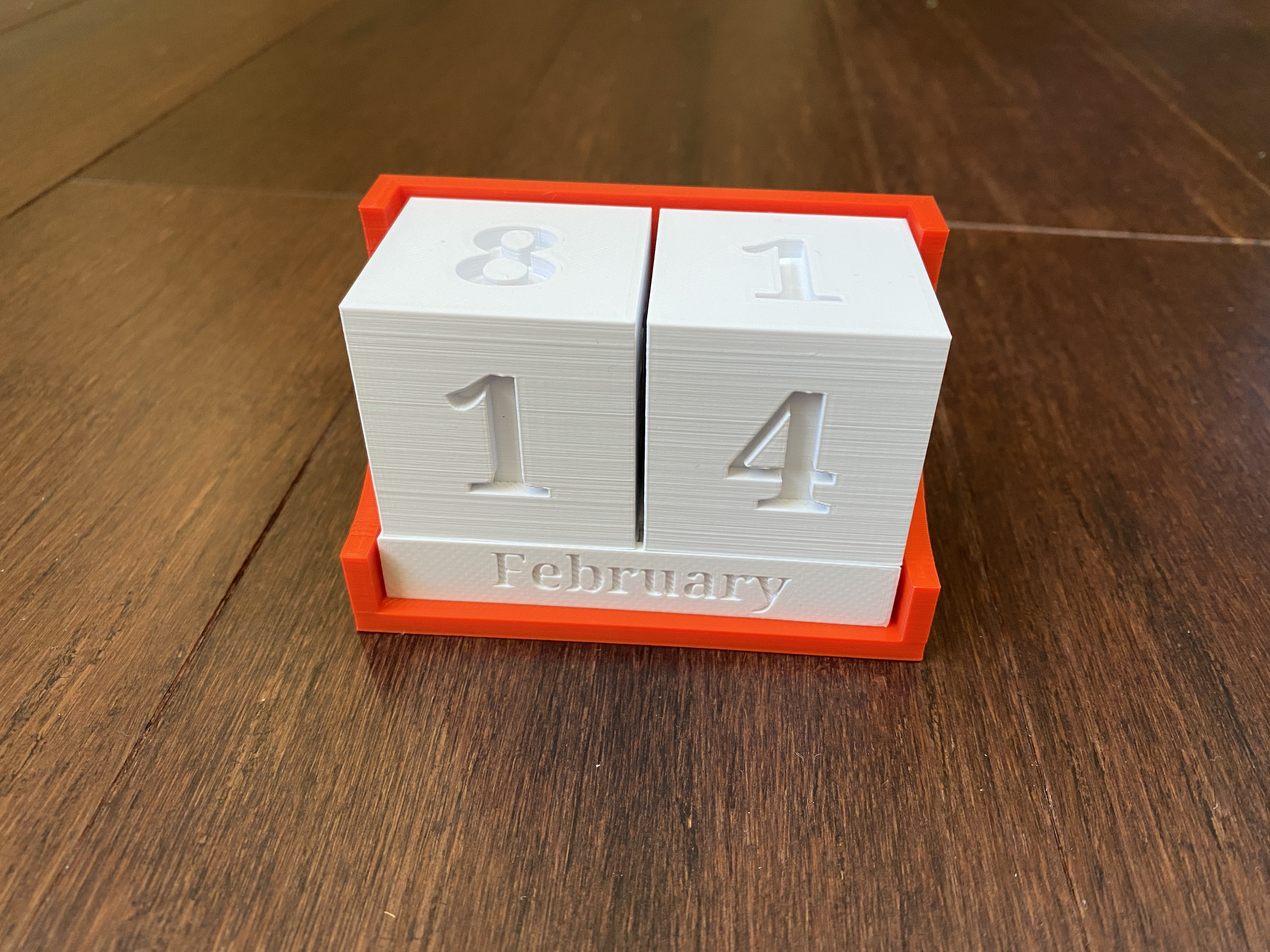 STL file Perpetual Calendar 📅 ・Model to download and 3D print・Cults