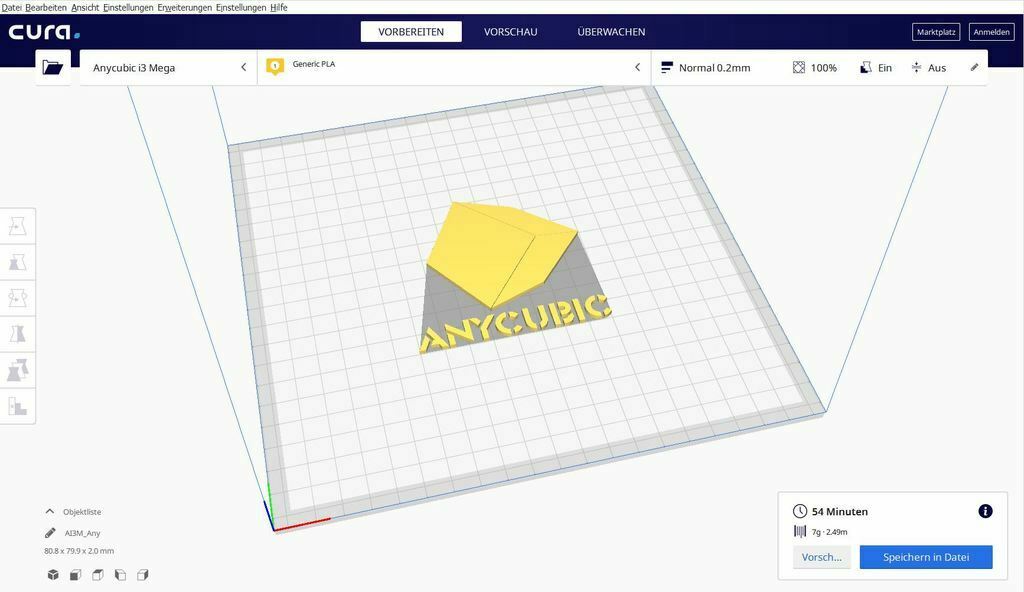 Free 3D file Anycubic Logo 🧞‍♂️ ・3D print object to download・Cults