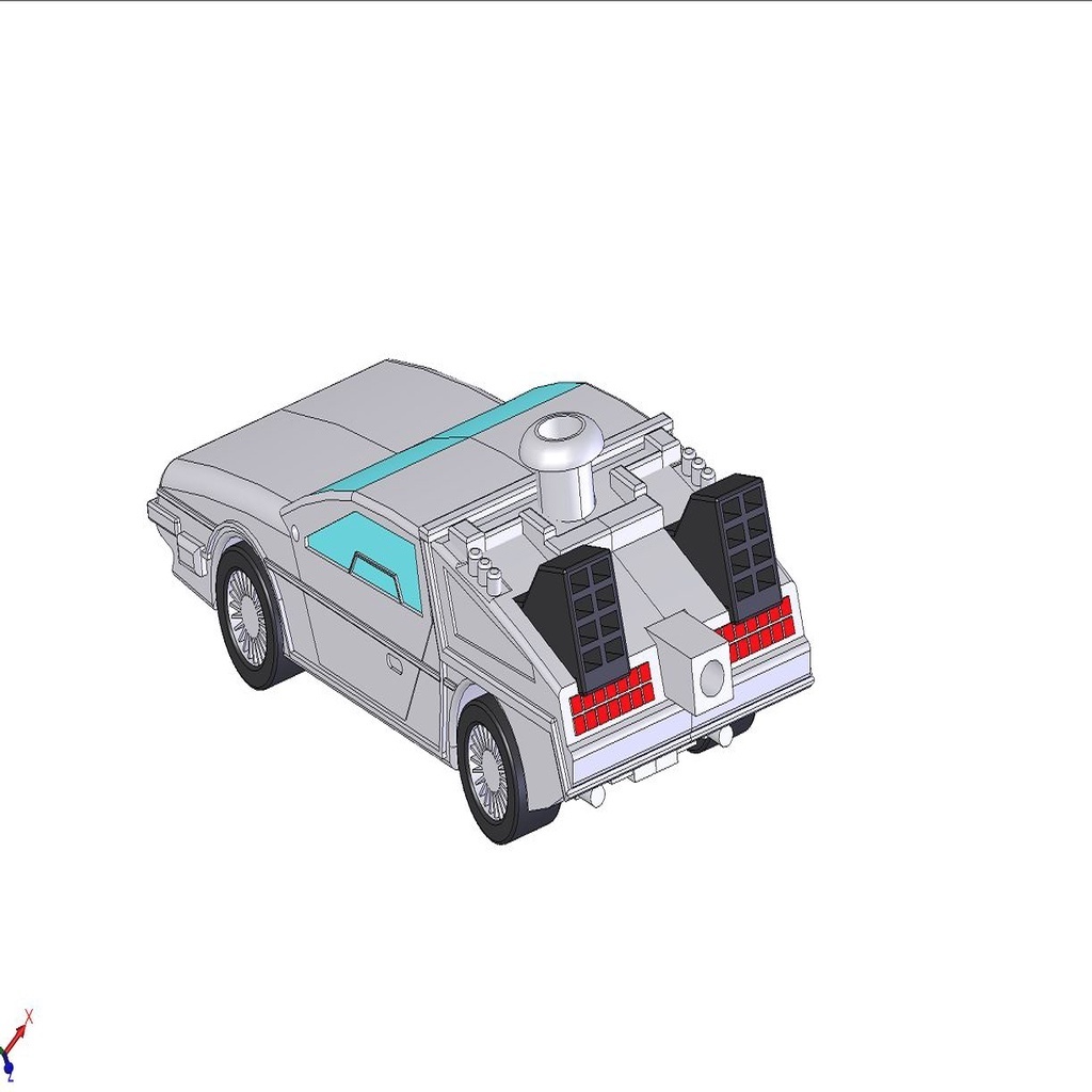 Archivo 3D gratuito DeLorean, Timemachine, Regreso al futuro, energía de globos 🧞‍♂️・Design para ...