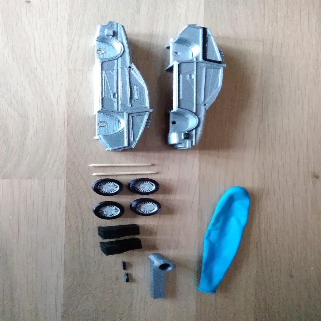 Free 3D file DeLorean, Timemachine, Back to the future, balloon power 🔙 ...