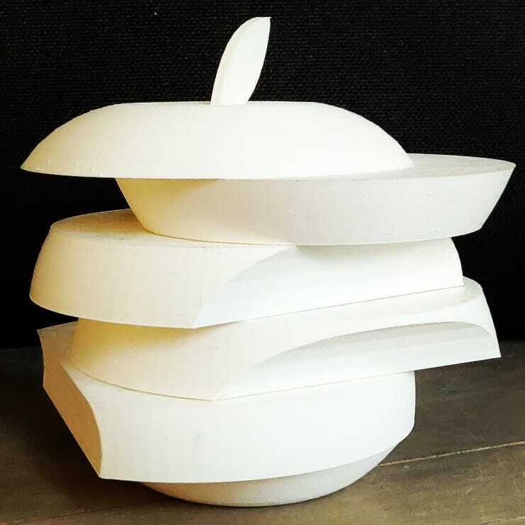 STL file Apple Logo - (puzzle or desk ornament) 🍎 ・Model to download ...