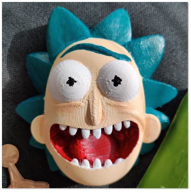 👾 Rick Sanchez (Rick & Morty)・Free STL File for ・Cults