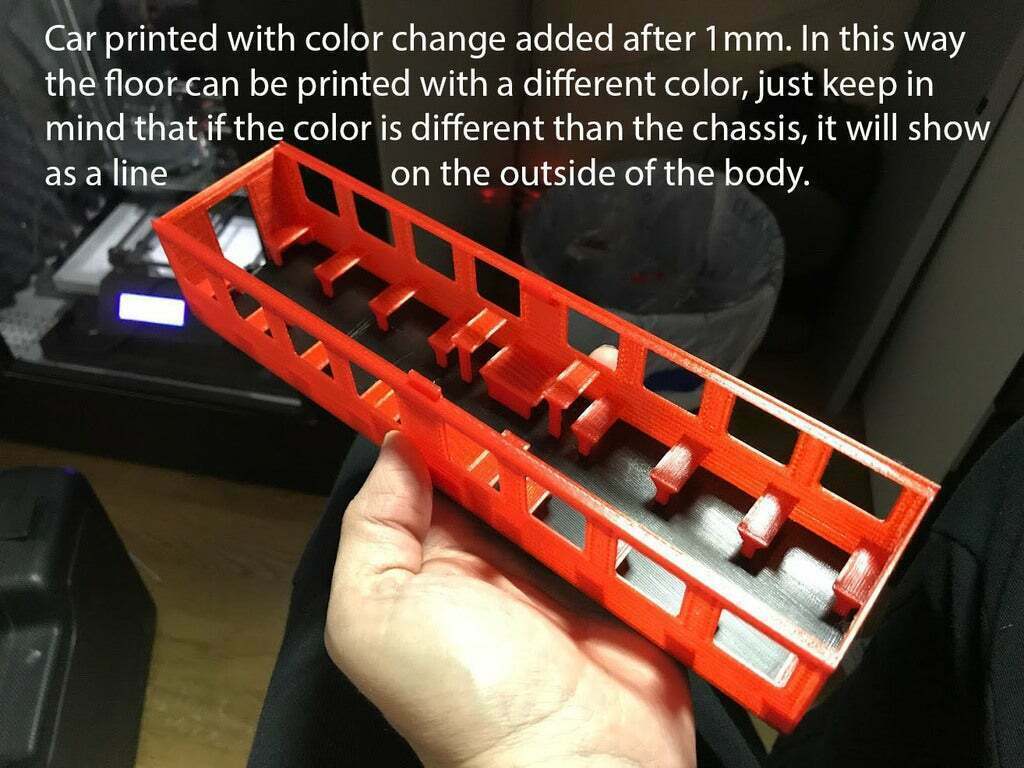 Free STL file Passenger car for OS-Railway - Fully 3D-printable railway ...