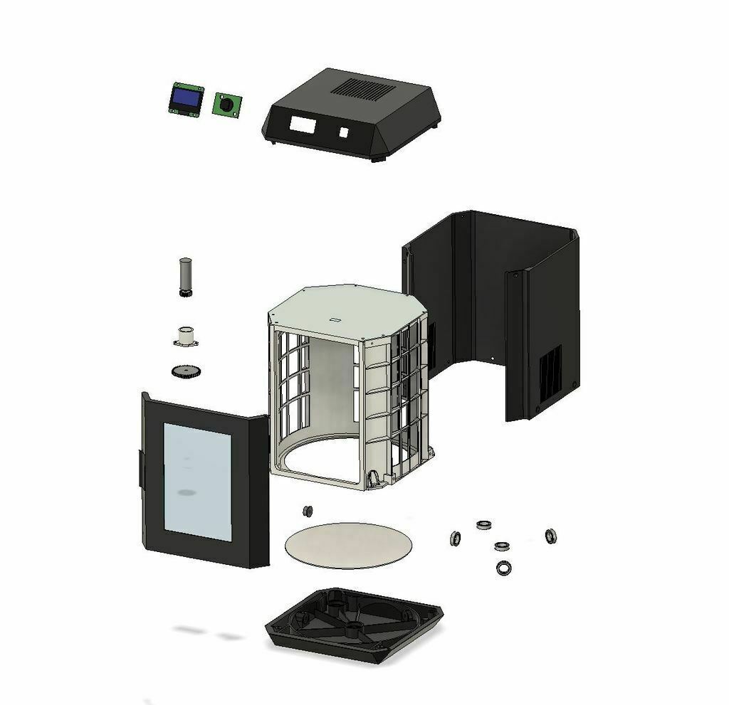 🔧 Photon-inspired resin print curing chamber・Free STEP File for 3D ...