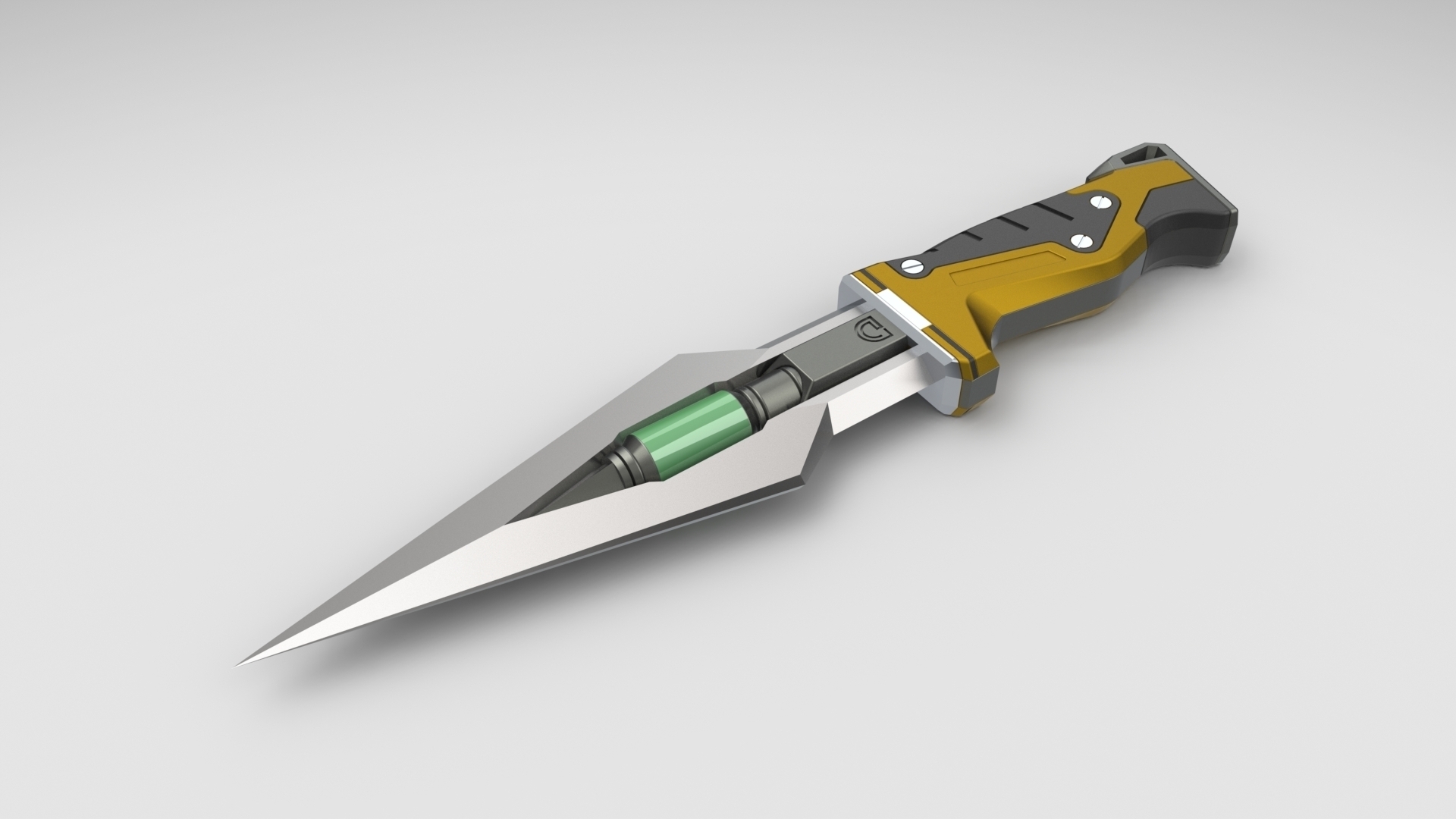 3D file Valorant Melee Knife Outpost 🔪・3D print design to download・Cults