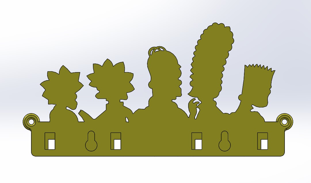 STL file Key Hanger 🔑 ・Template to download and 3D print・Cults