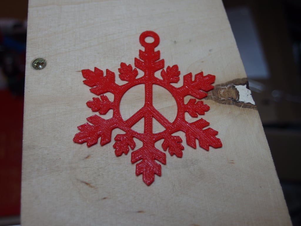 3D printing Peace SnowFlake・Cults