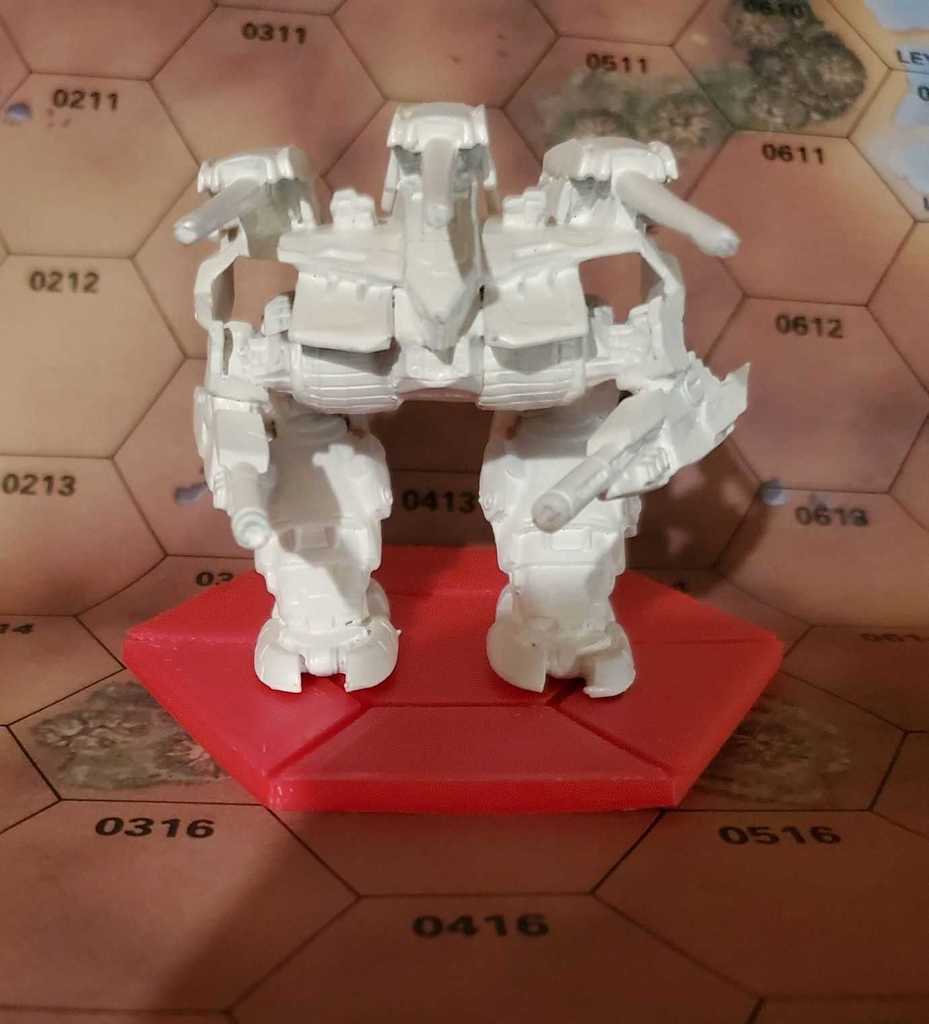 🎲 Hex-and-a-Half Base・Free STL File for ・Cults