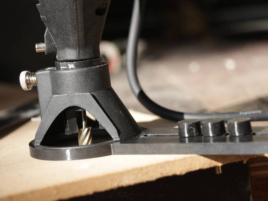 🟣 Circle cutter adapter for Dremel/Proxxon router/grinder・Free STL File ...