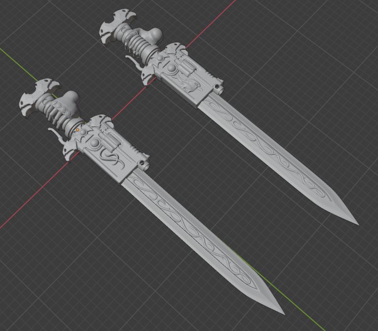 🛰 Space Janitors Sentry blades・Free STL File for ・Cults