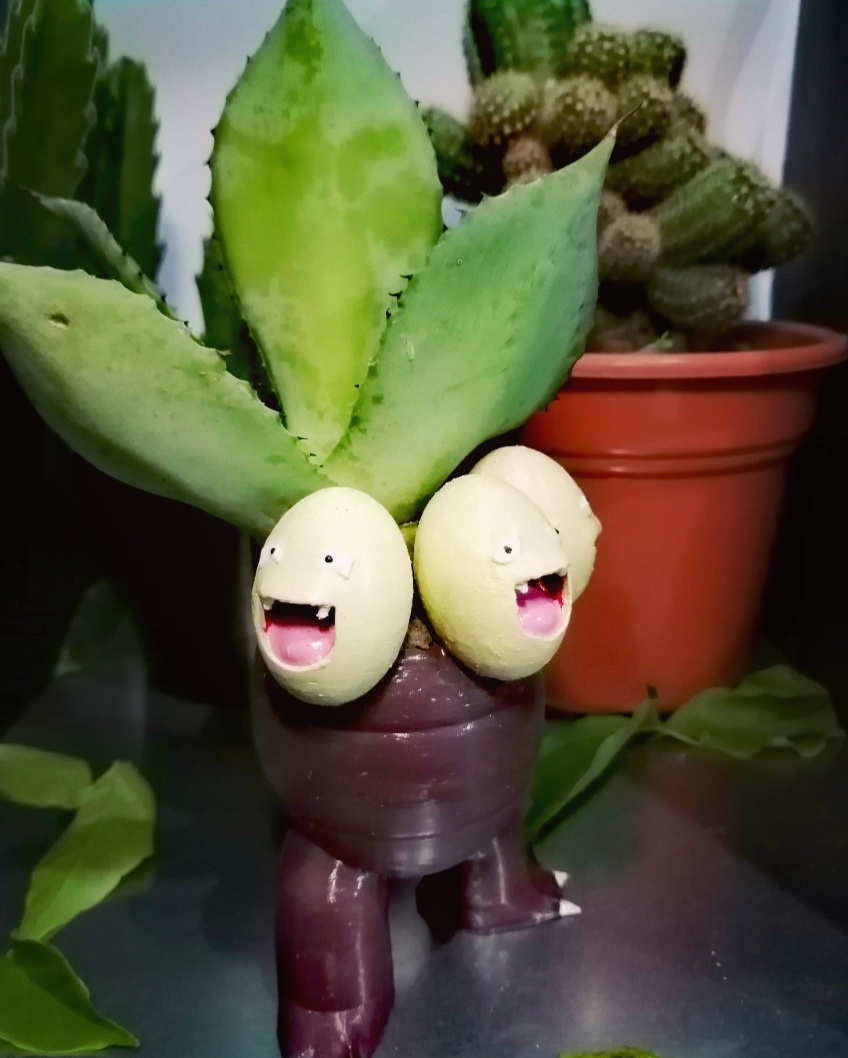 🪴 EXEGGUTOR PLANTER POKEMON・ STL File for ・Cults